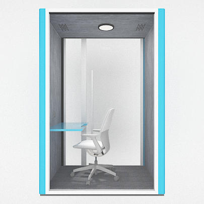 W Pod-3 - Buy Office phone booths, sound proof office pod, focus room Product on FlexSpace